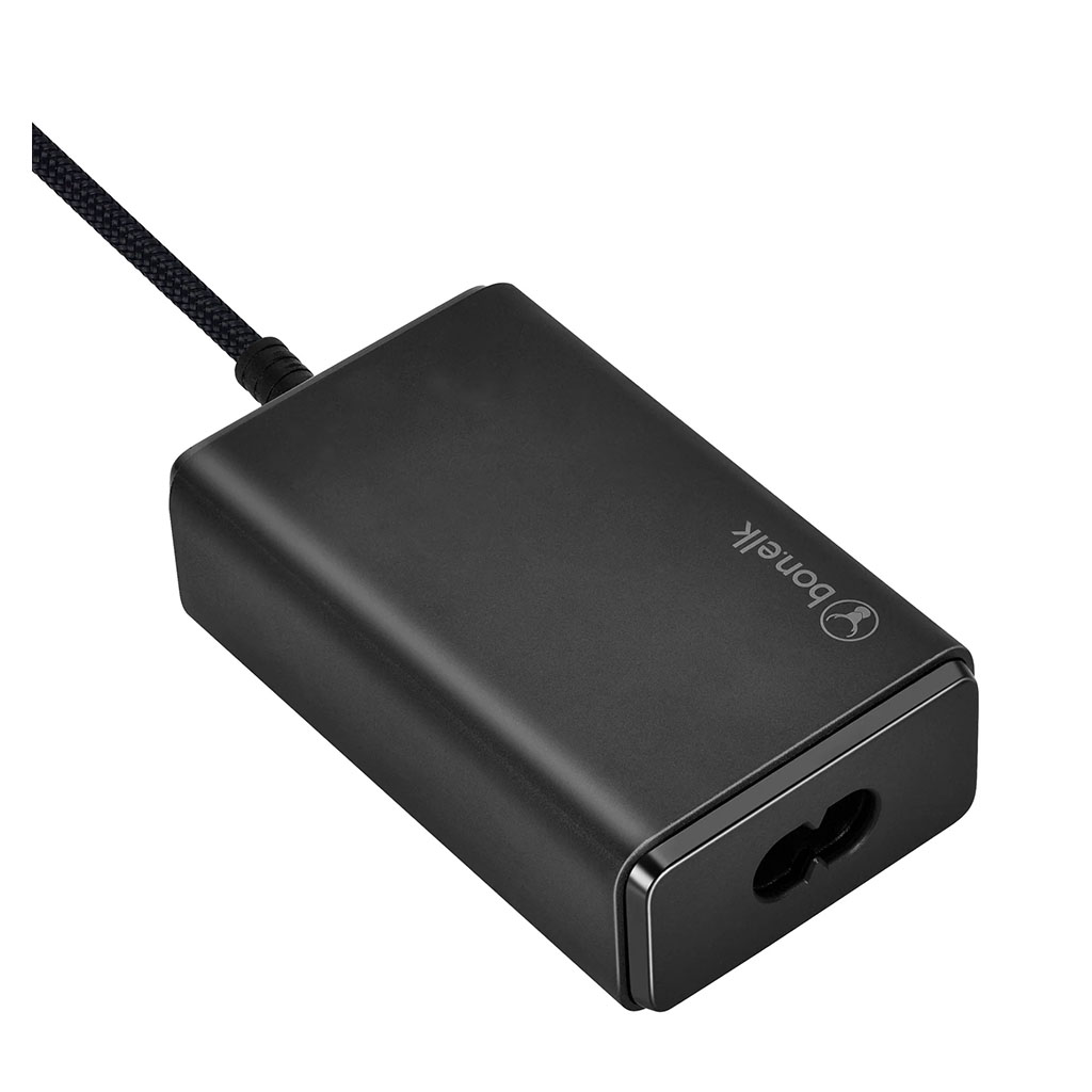 Bonelk Long-Life 65W PD GaN Desktop Charger w/ In-Built USB-C Cable ...