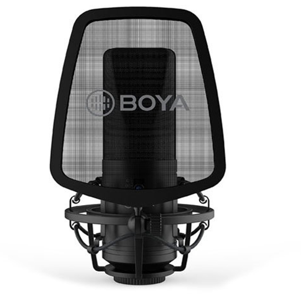 Boya BY-M1000 Pro Large Diaphragm Condenser Studio Microphone Podcast ...