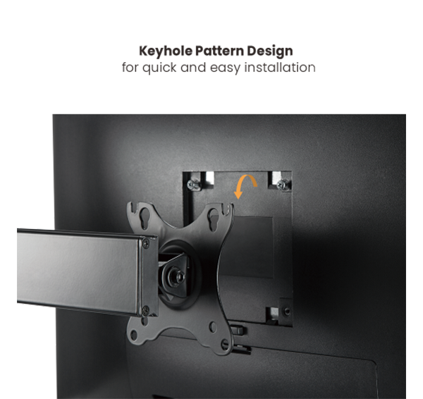 Brateck Dual Screen Vertical Lift Monitor Stand w/ Thin Client CPU ...