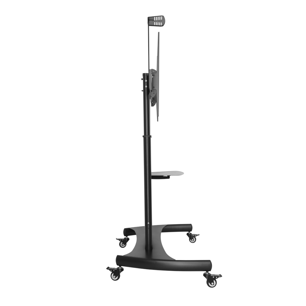 Brateck Heavy-Duty Height-Adjustable TV Trolley Cart - Supports 60"-100 ...