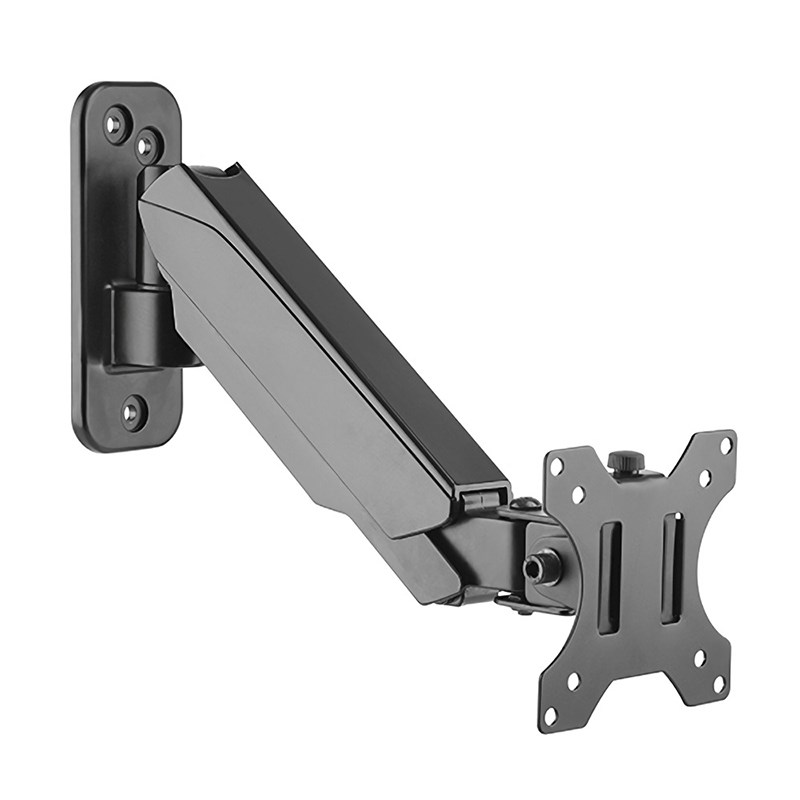 Brateck Single Screen Wall Mounted Gas Spring Monitor Arm 17-32 ...