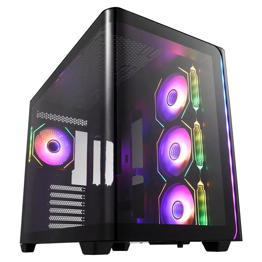Bundle Deal: FSP M580 ARGB Tempered Glass Mid-Tower ATX Case + FSP VITA ...