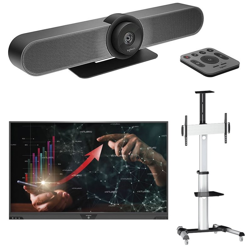 Bundle Deal Logitech K Meetup K Uhd Interactive Display Av Trolley Logitech K