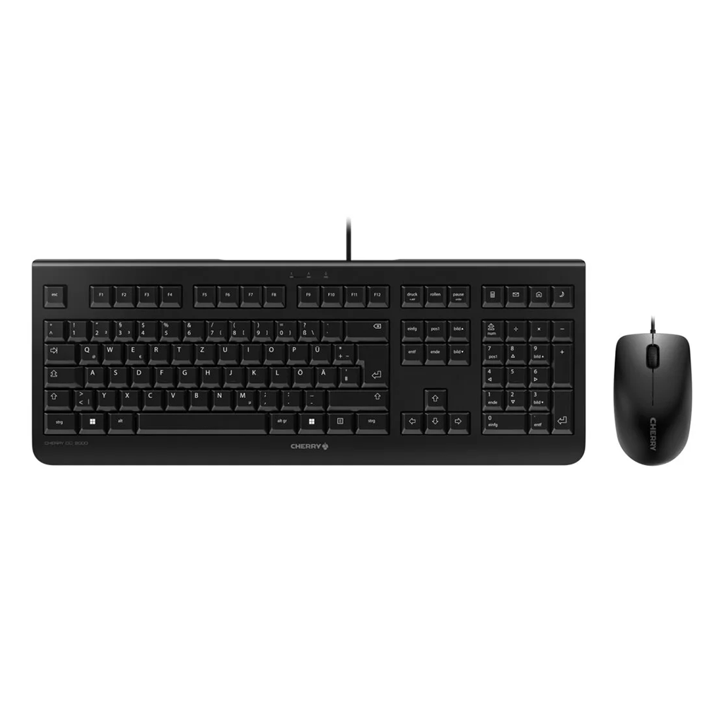 Cherry DC 2000 Wired Office Keyboard and Mouse Combo - Black - JD ...