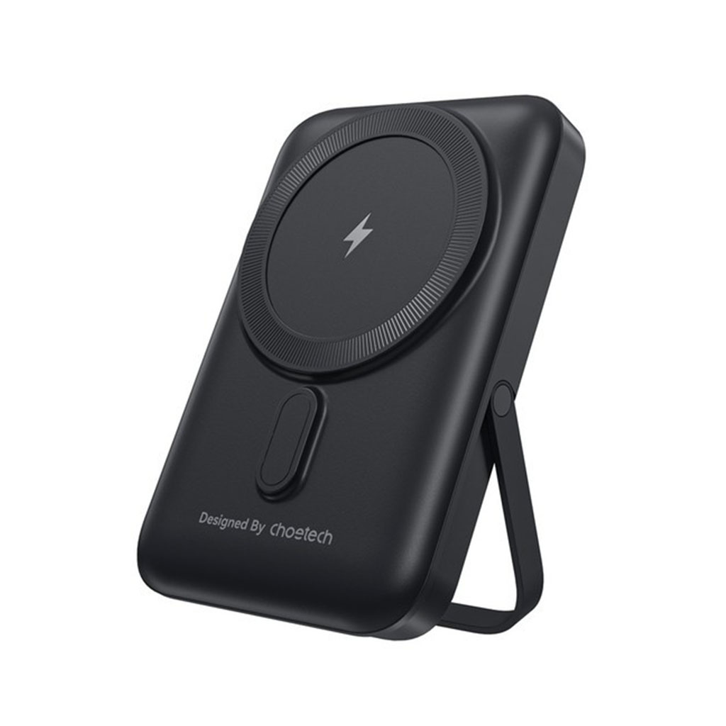 Choetech B743-BK 10000mAh 20W PD Magnetic Power Bank w/ Holder - Black ...