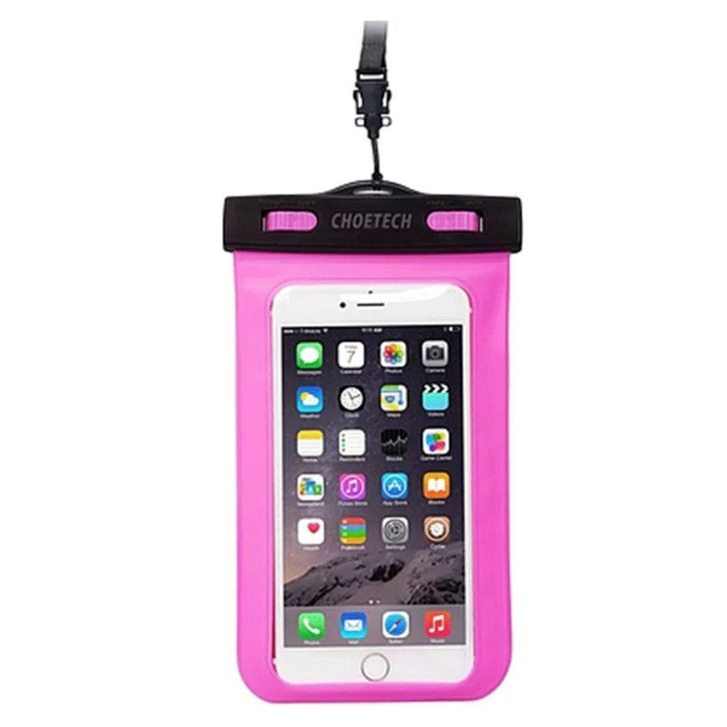 Choetech WPC007-PK Universal Waterproof Cell Phone Pouch Bag up to 8 ...