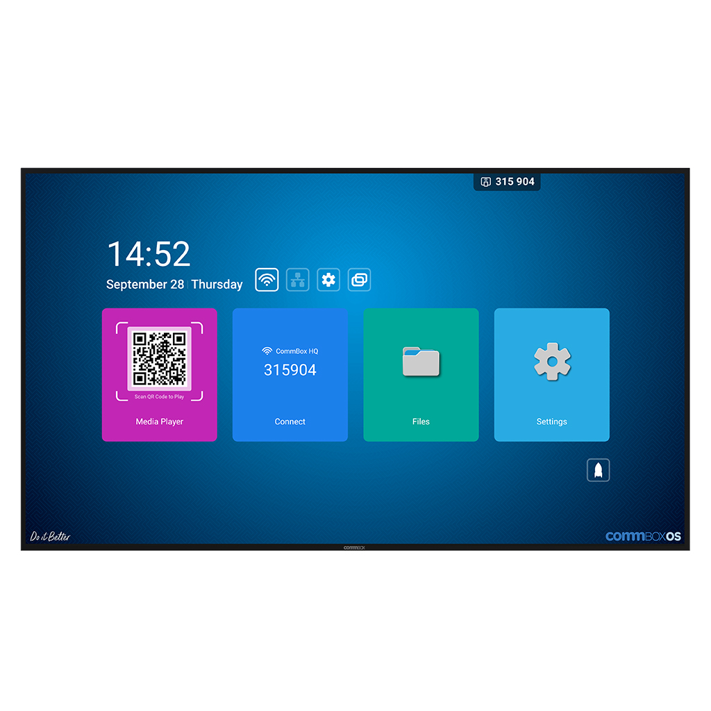 CommBox 75" 4K UHD 24/7 Intelligent Commercial Display - CBDI0175 | Mwave
