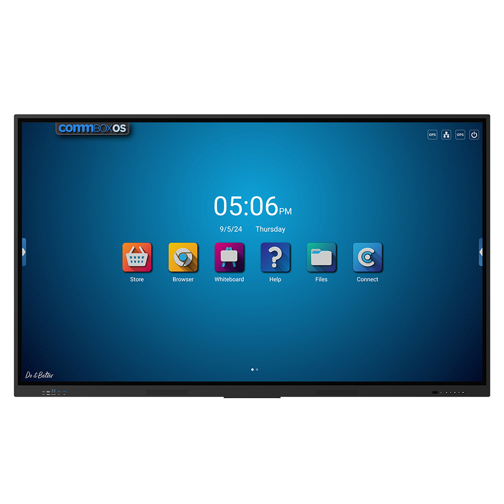 CommBox Atom 86" 4K UHD Interactive Touch Display - CBIA86 | Mwave