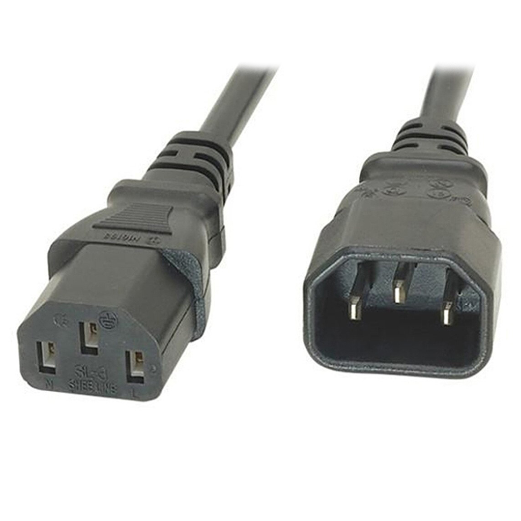 Comsol 2m Power Extension Cable IEC-C13(F) - IEC-C14(M) - IEC-MF-02 | Mwave
