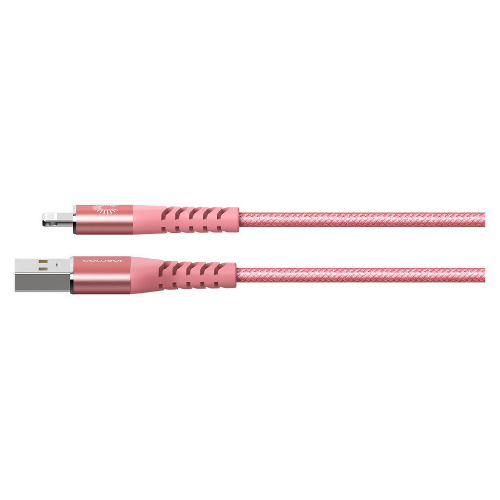 Comsol 3m USB-A to Lightning Cable Reinforced with Aramid Fibre - Pink ...