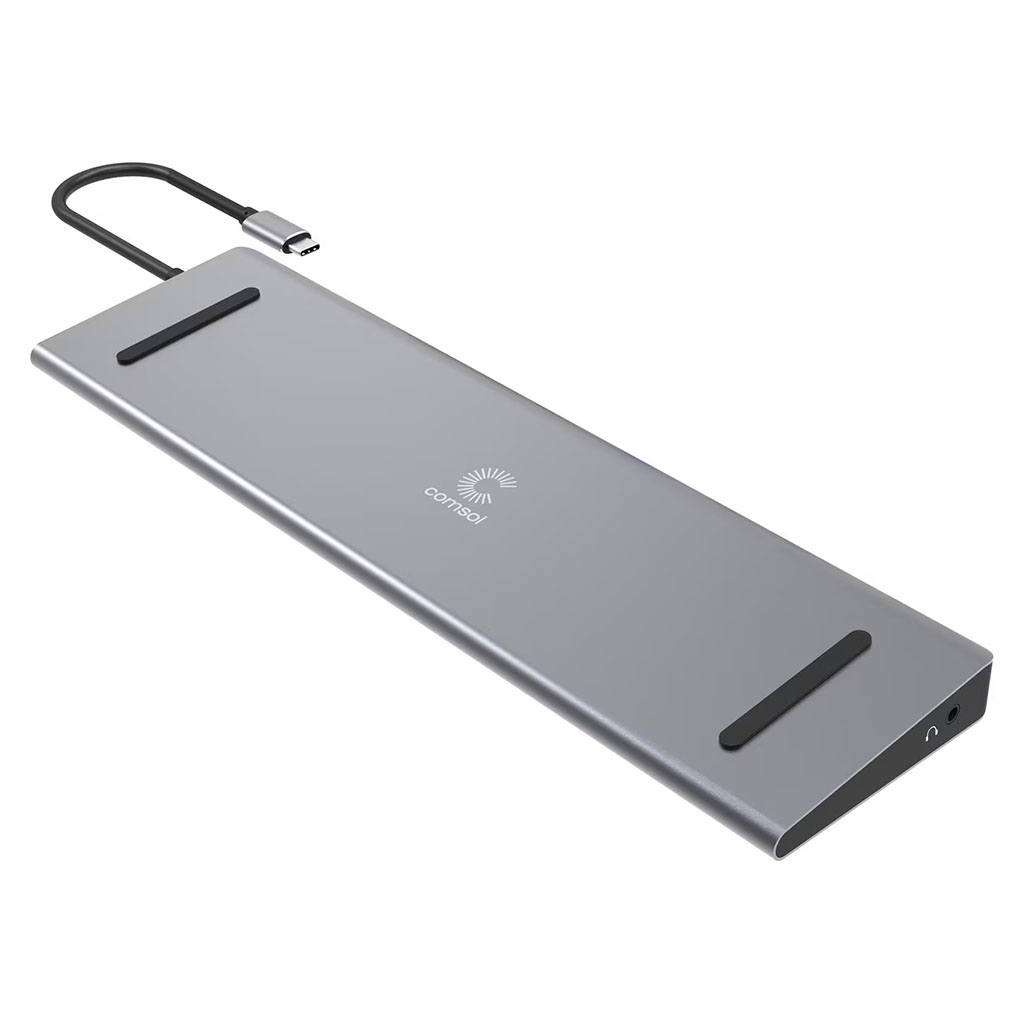 Comsol USB-C Windows DP-Alt Triple 4K HDMI Multi-Port Adapter - CMMP12 ...