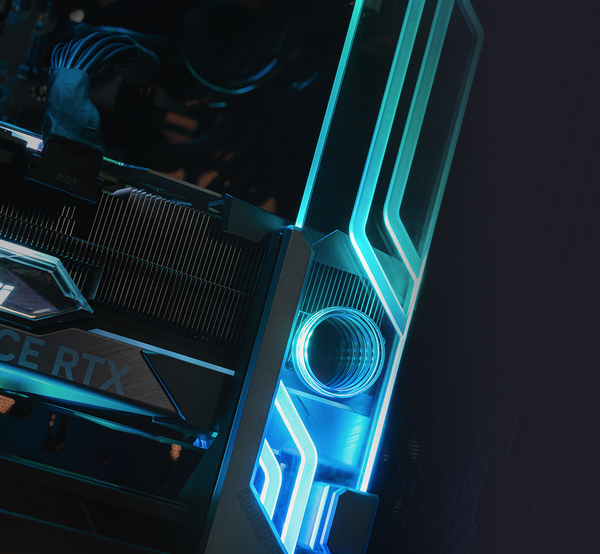 Cooler Master MCA-U000R-AGSBTG-00 Atlas Edge-lit ARGB Tempered Glass ...