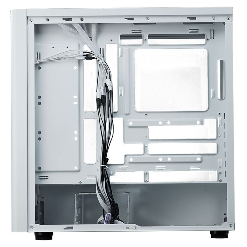 Cooler Master Elite 502 Tempered Glass ATX Case - White - E502-WGNN-SAZ | Mwave