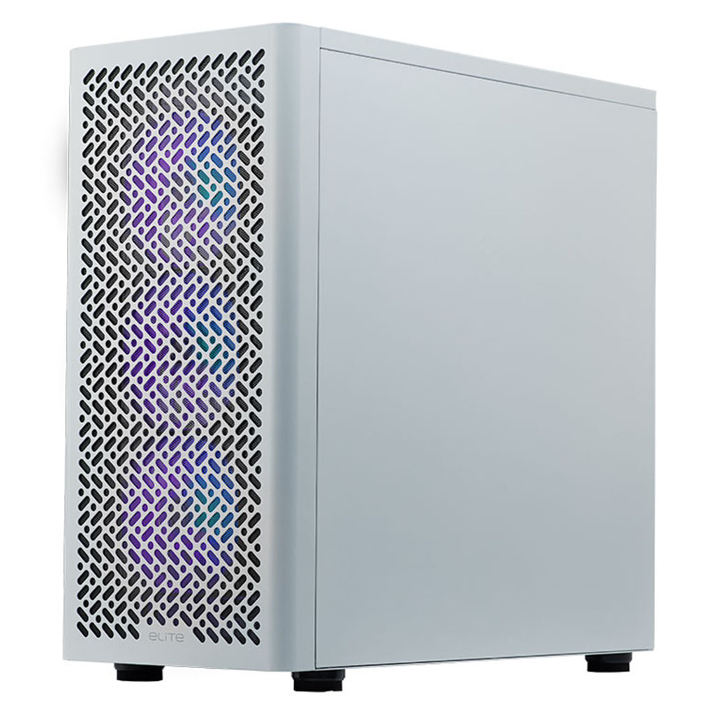 Cooler Master Elite 502 Tempered Glass ATX Case - White - E502-WGNN-SAZ ...