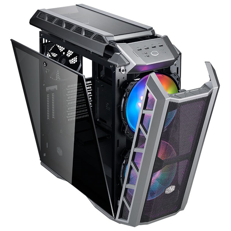 Cooler Master Mastercase H500P ARGB Mesh TG Mid-Tower ATX Case - Black ...