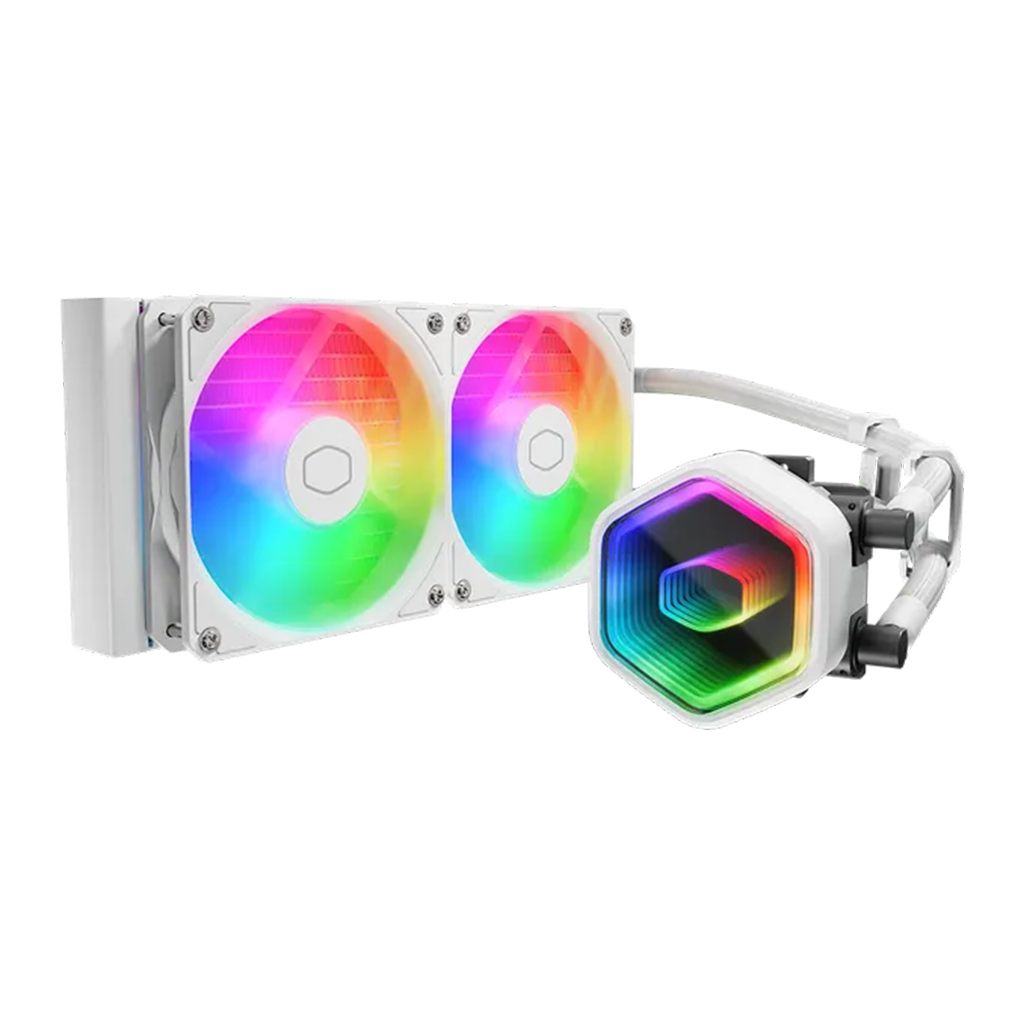 Cooler Master MasterLiquid II 240mm Core Liquid CPU Cooler - White ...