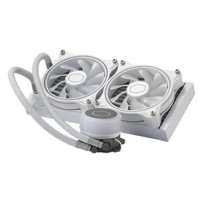 Cooler Master MasterLiquid ML240 Illusion ARGB AIO Liquid CPU Cooler - White - MLX-D24M-A18PW-R1 ...