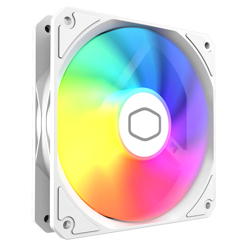 Cooler Master MF120 Lite ARGB 120mm White Fan - MFW-B2DW-17NPA-R1 | Mwave