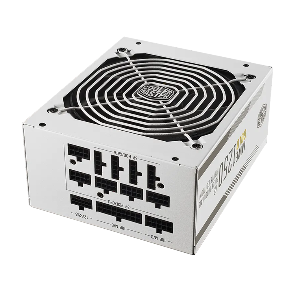 Cooler Master MWE 1250W 80+ Gold Fully Modular ATX 3.1 Power Supply ...