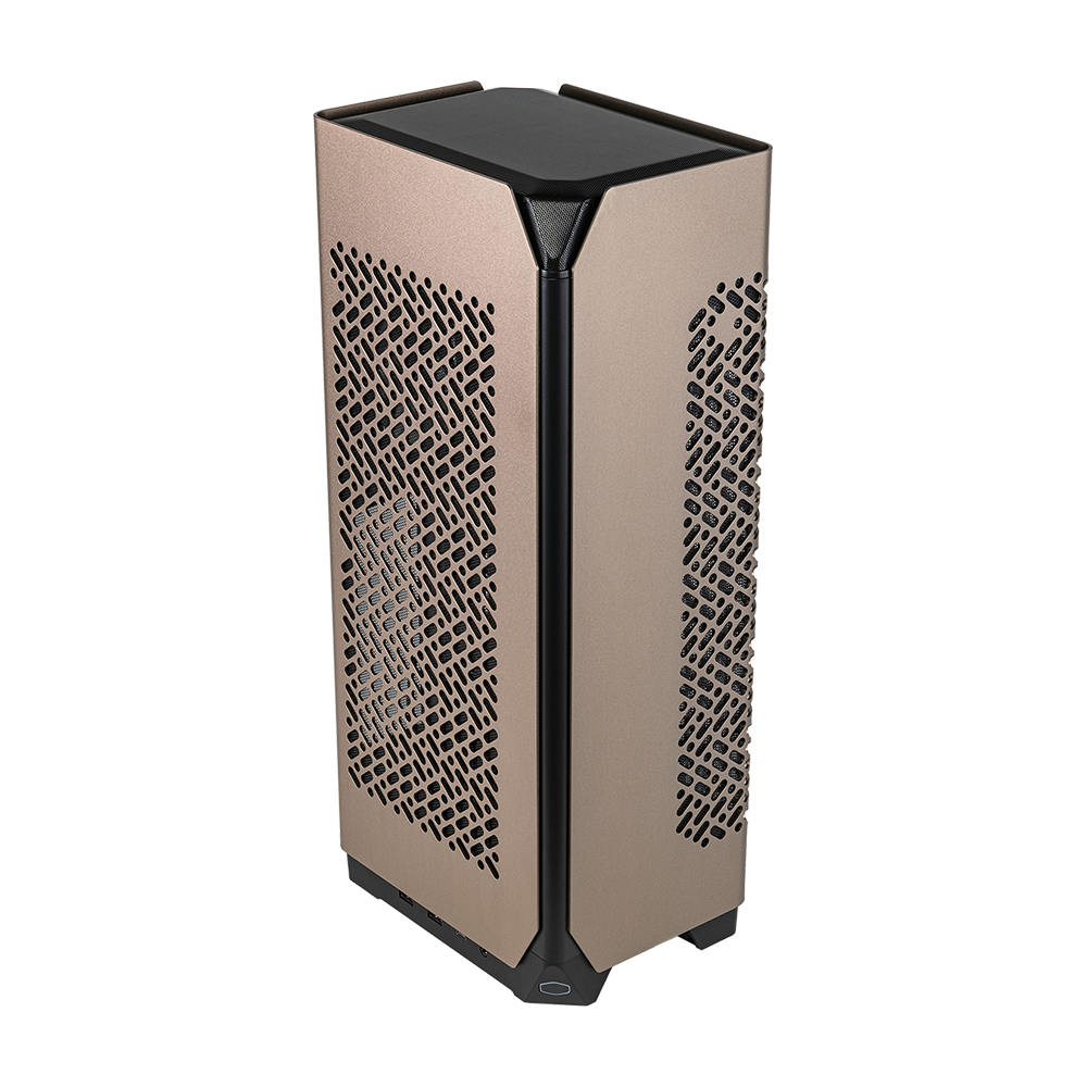 Cooler Master Ncore 100 MAX ITX Case w/ PSU and AIO CPU Cooler - Bronze ...