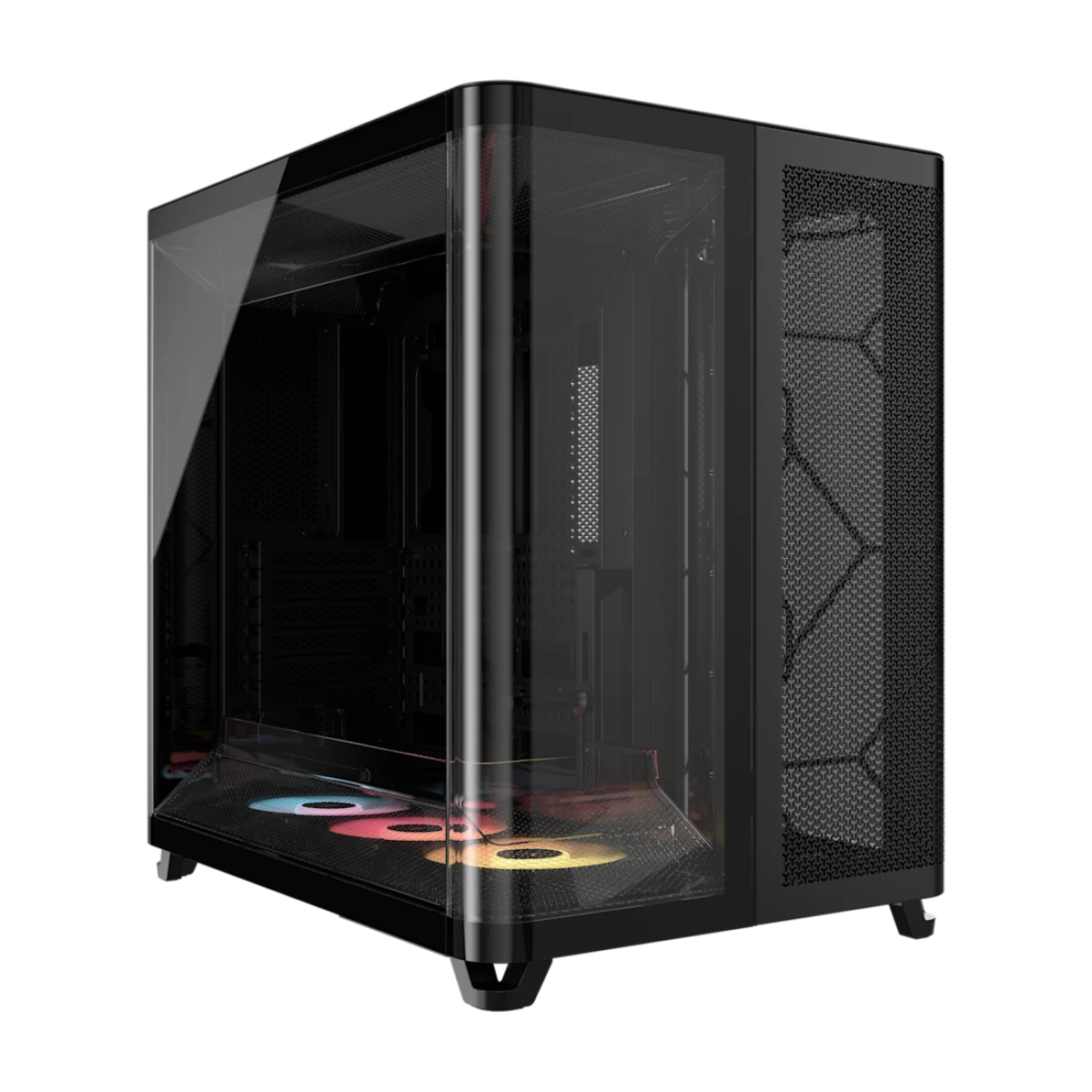Corsair AIR 5400 RS-R ARGB Triple Chamber Mid-Tower PC Case - Black ...