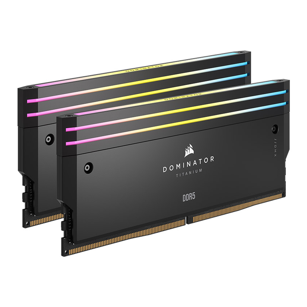 Corsair Dominator Titanium RGB 32GB (2x 16GB) DDR5 7200MHz Desktop Memory Black ...
