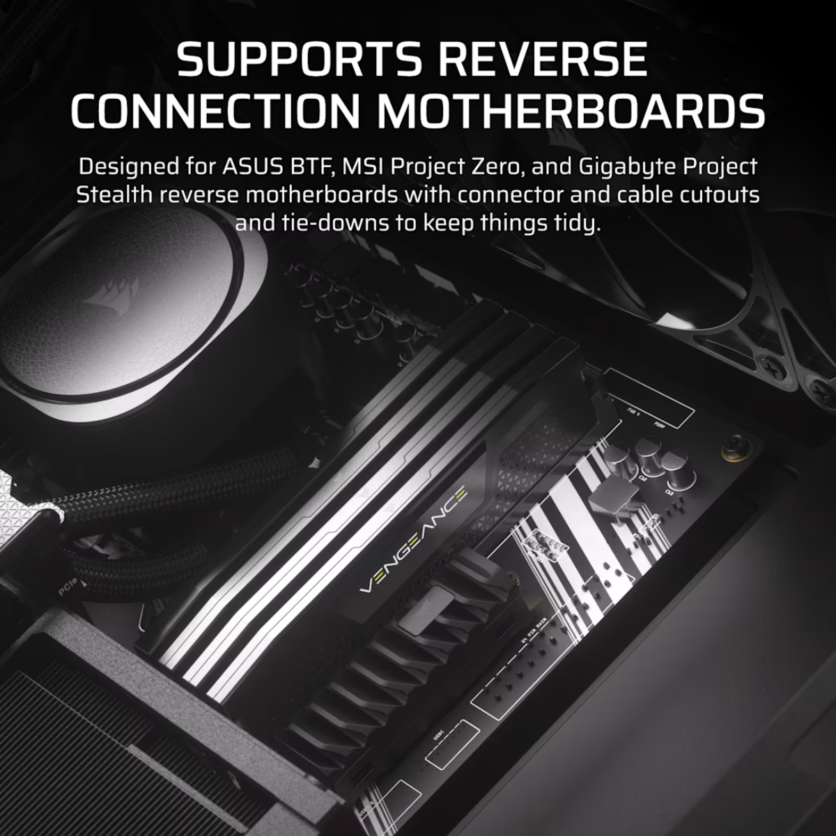Corsair FRAME 4000D RS ARGB Tempered Glass Modular Mid-Tower Case ...