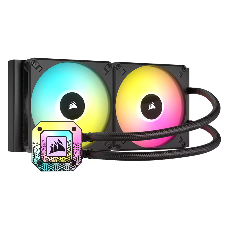 Corsair iCUE H115i ELITE CAPELLIX XT 280mm Liquid CPU Cooler - Black ...
