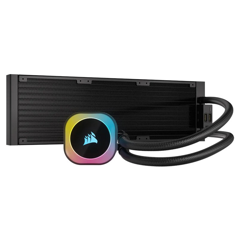 Open Box - Corsair iCUE Link H150i RGB 360mm AIO Liquid CPU Cooler ...