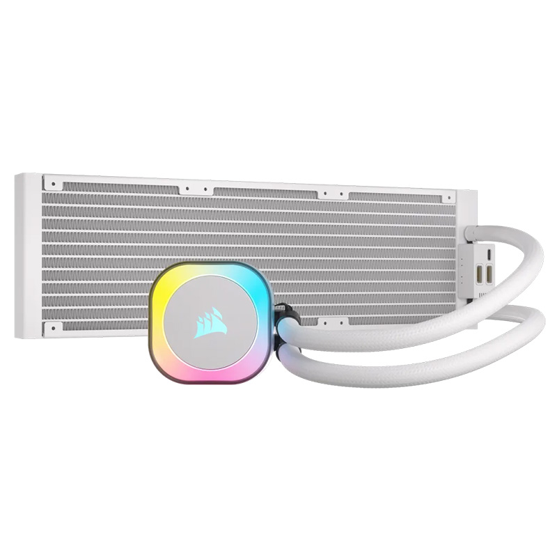 Corsair iCUE Link H150i RGB 360mm AIO Liquid CPU Cooler - White - CW-9061006-WW | Mwave