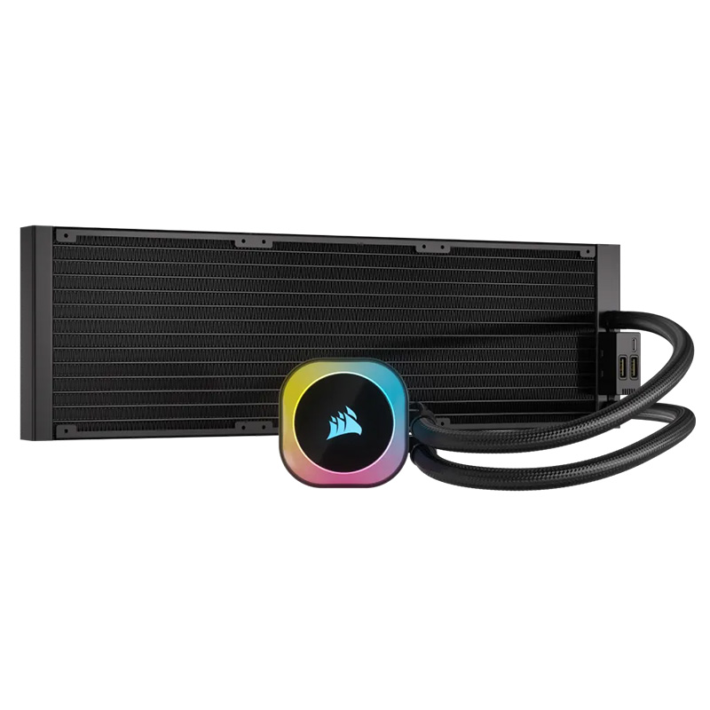 Corsair iCUE Link H170i RGB 420mm AIO Liquid CPU Cooler - Black - CW ...