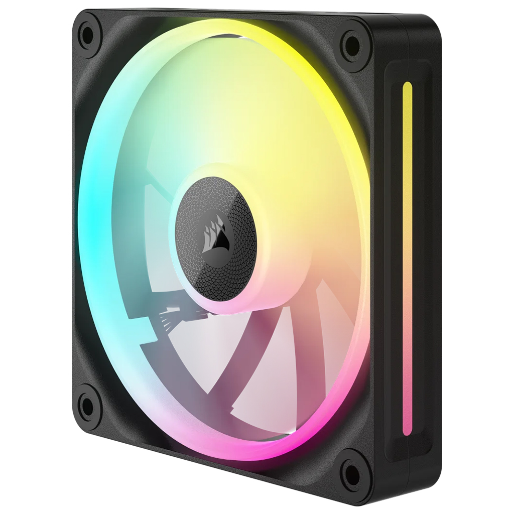 Corsair LX140 iCUE Link 140mm RGB PWM Case Fans Black - 2 Pack - CO ...