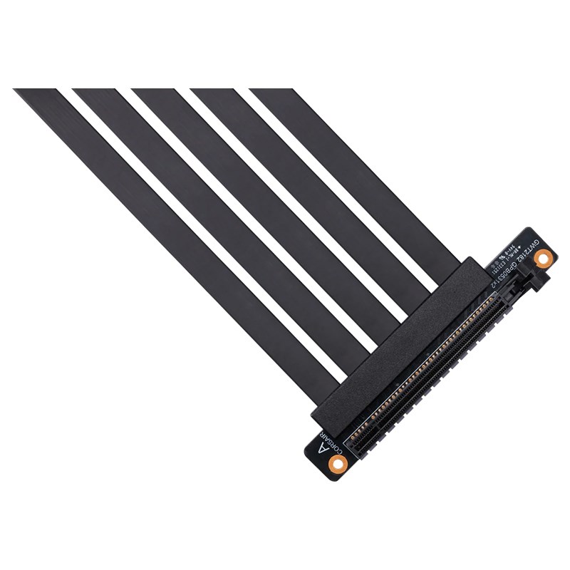 Corsair Premium PCIe 3.0 x16 90° 300mm Vertical Riser Extension Cable ...