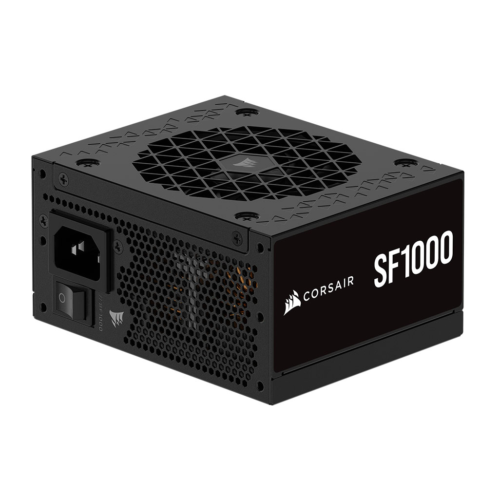 Corsair SF1000 Series 1000W 80+ Platinum ATX 3.1 Fully-Modular SFX ...