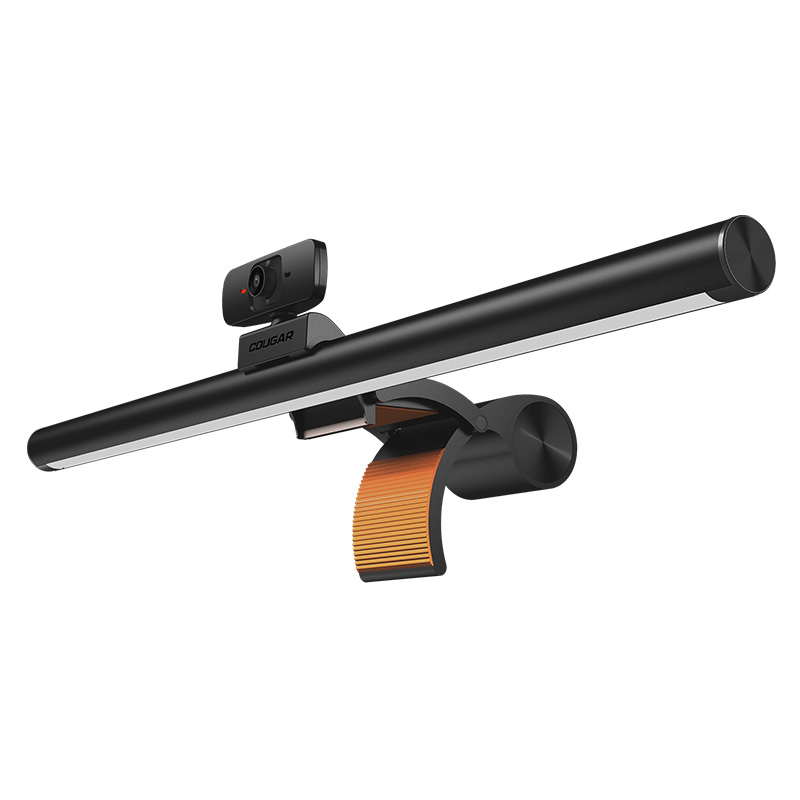 Cougar Lumino Pro Screenbar Monitor Light with Webcam & Dial Controller ...