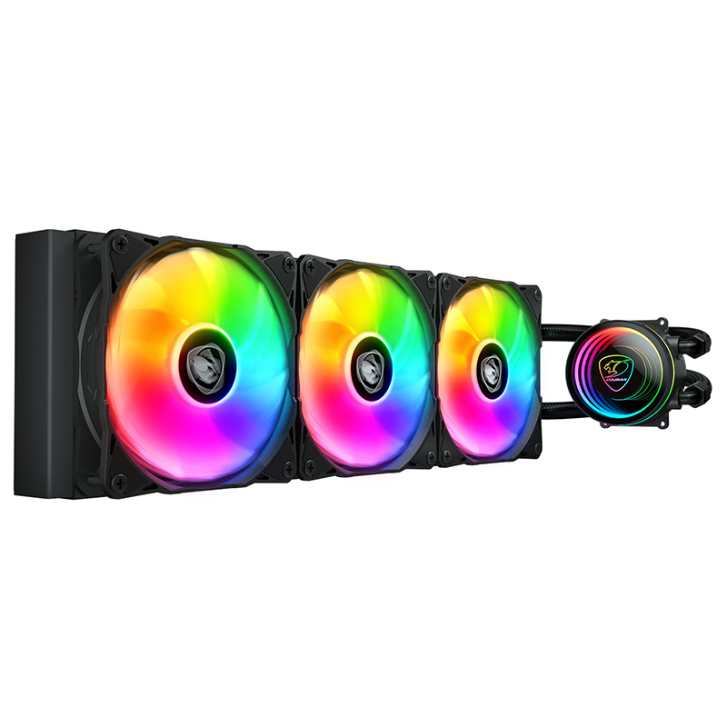 Cougar POSEIDON ELITE ARGB 360mm High-Performance ARGB AIO Liquid Cooler - Black - CGR-PSDELRGB ...