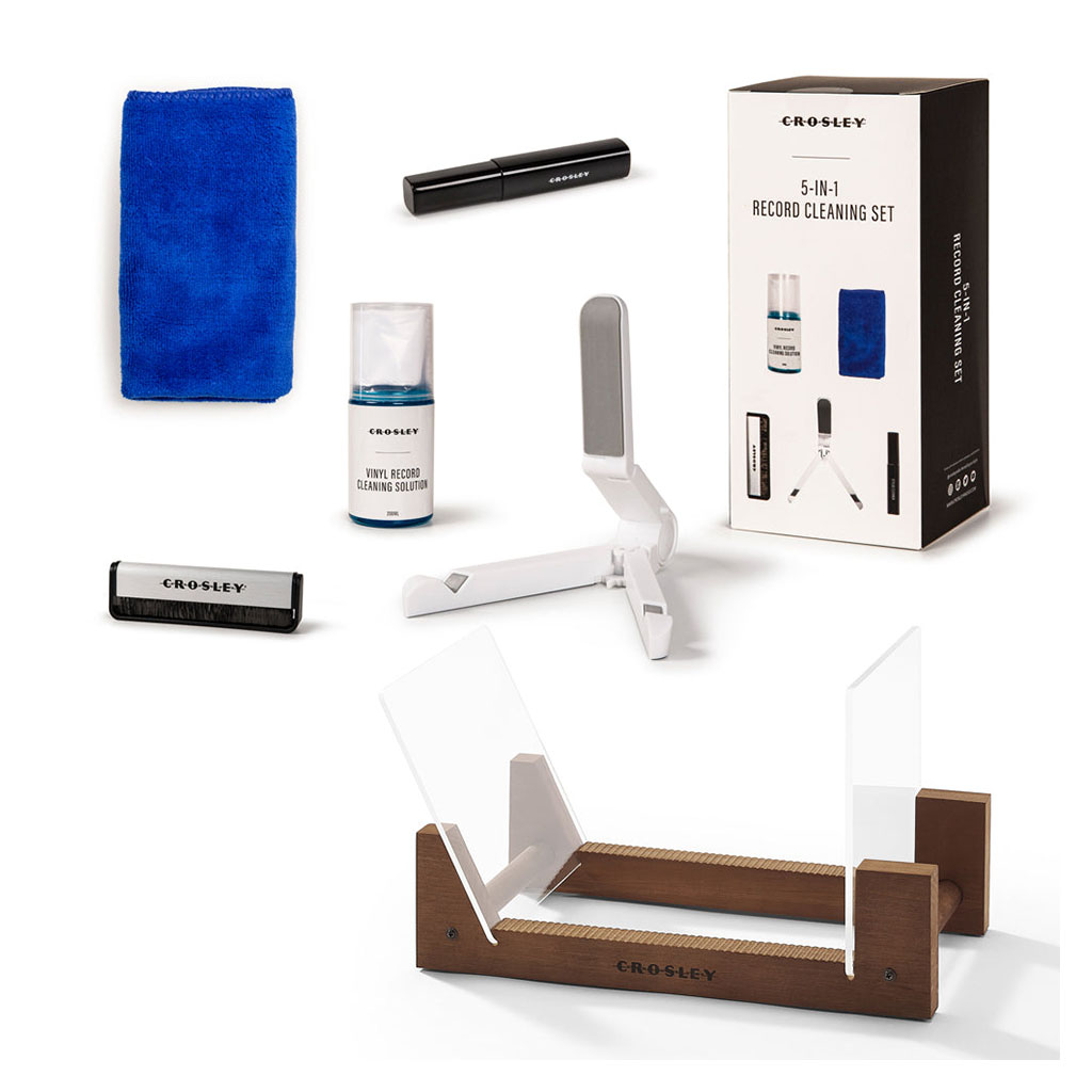 Crosley 5 In 1 Record Cleaning Set & Crosley Record Storage Display ...