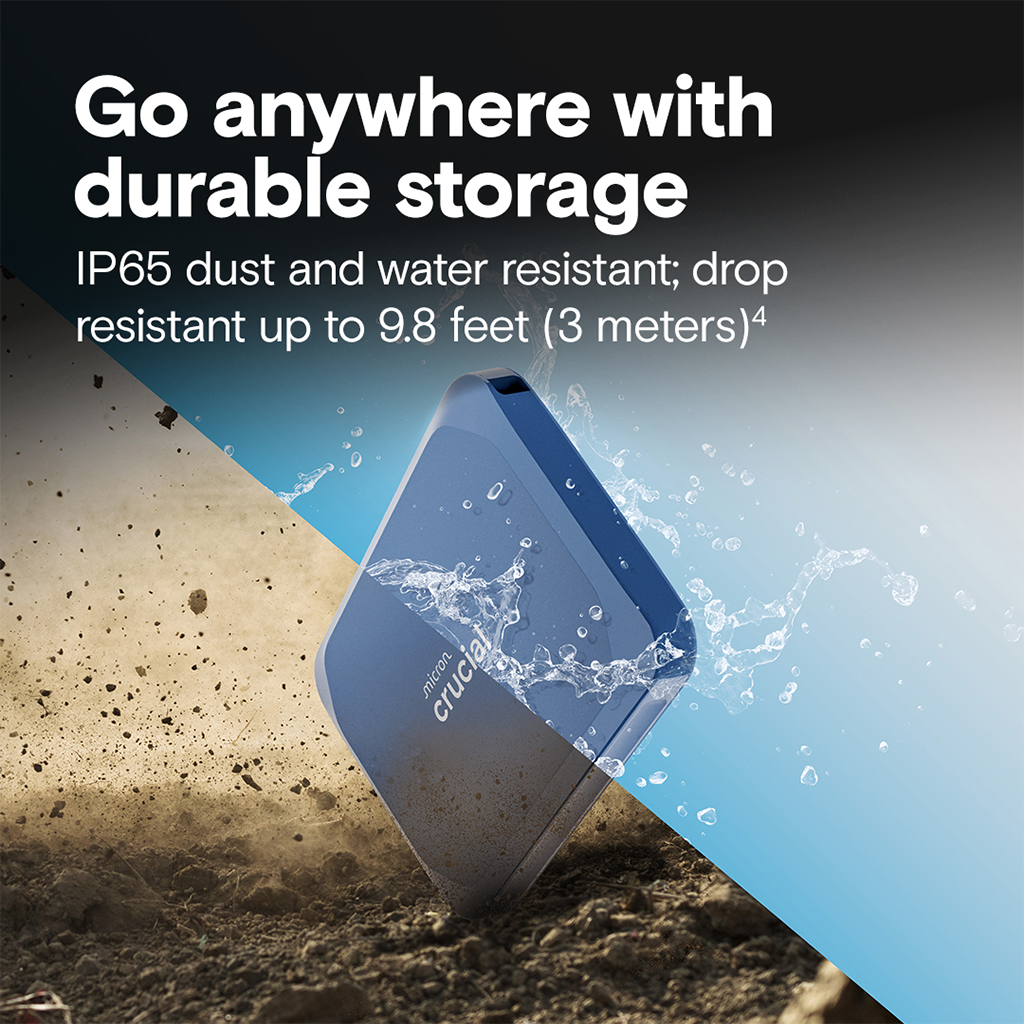 Crucial X10 8TB External Portable SSD - CT8000X10SSD9 | Mwave