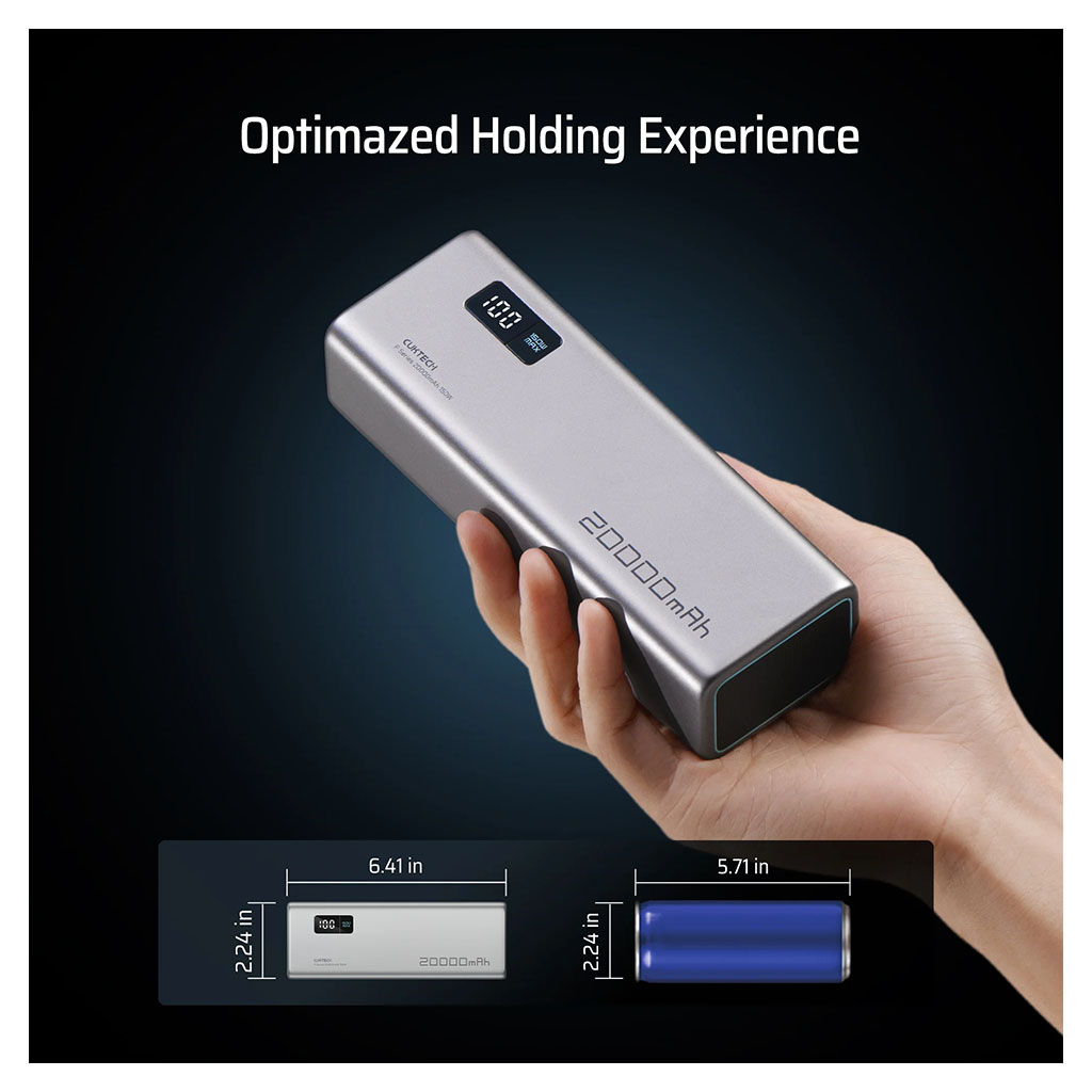 CUKTECH 20000mAh 150W 15 Power Bank - CUK-PB200GLBK | Mwave