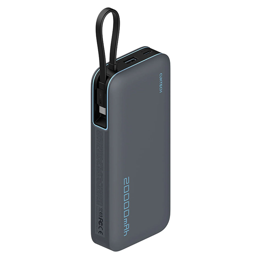 CUKTECH 20000mAh 45W Power Bank - Grey - CUK-P200NGLDG | Mwave