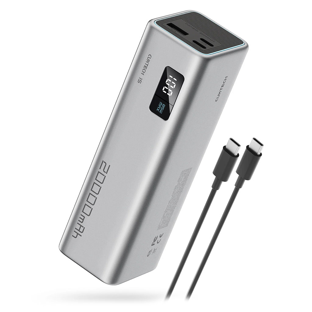 CUKTECH 20000mAh 85W 15 Power Bank SE - CUK-P200XGLGR | Mwave