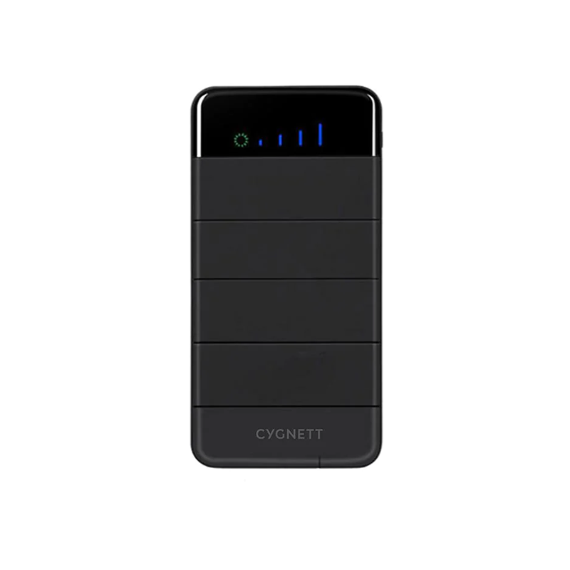 Cygnett ChargeUp Explorer 8000 mAh Power Bank with Solar Panels - Black ...