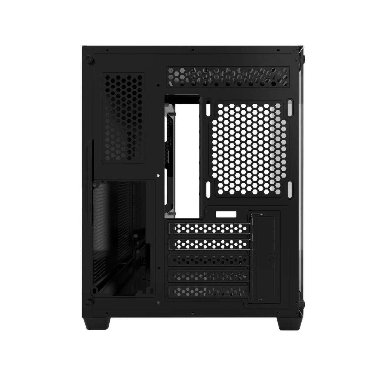 DarkFlash C285MP Tempered Glass Panel M-ATX PC Case w/o Fans - Black ...