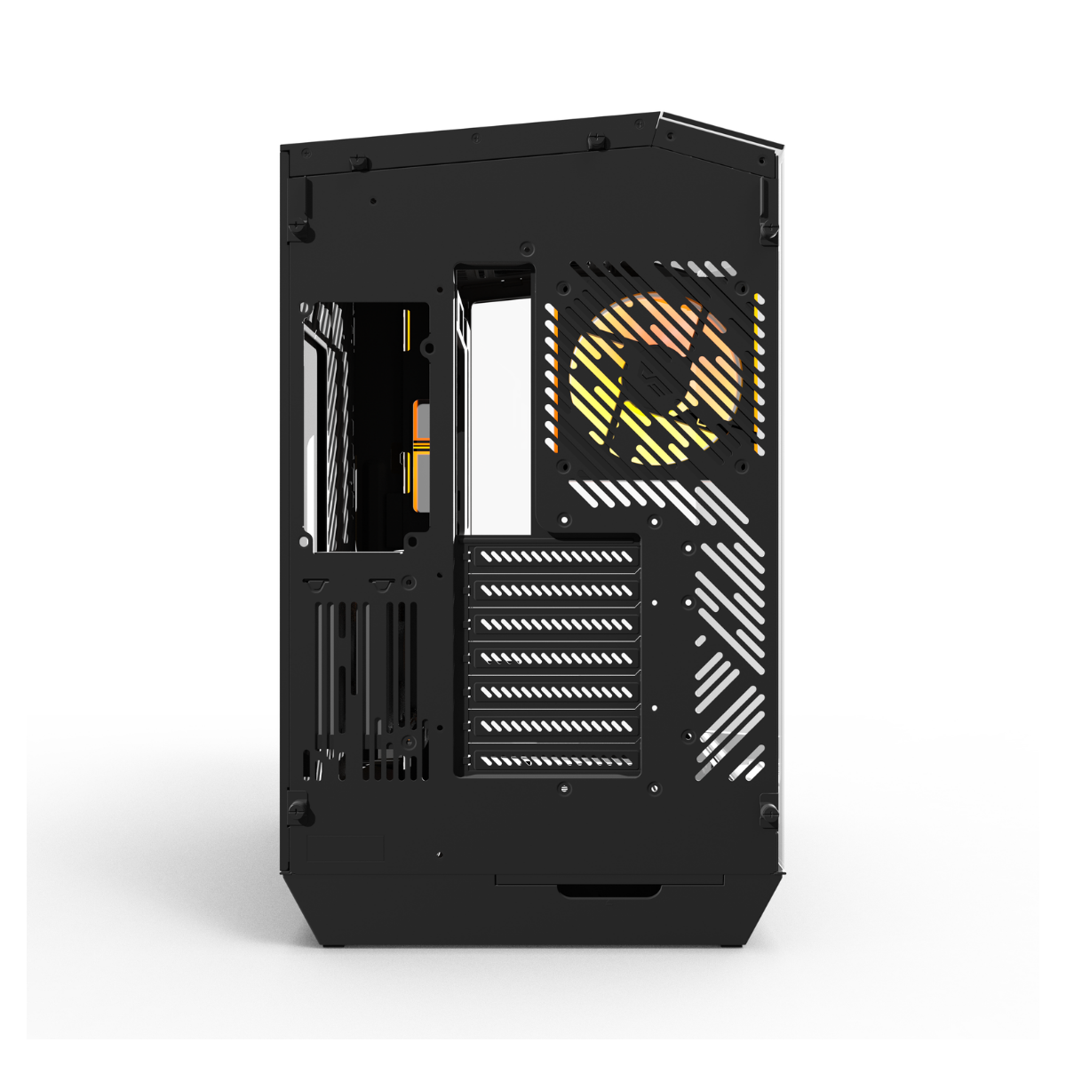 DarkFlash DY470 HQ3 ATX PC Case - Black - Infinity Mirror Fans - DY470 ...