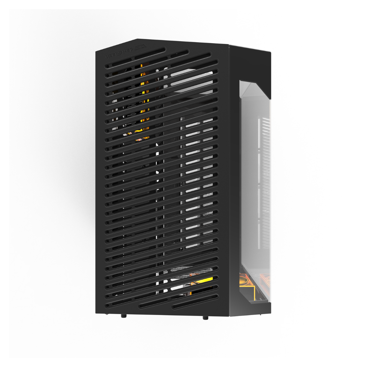 DarkFlash DY470 HQ3 ATX PC Case - Black - Infinity Mirror Fans - DY470 ...