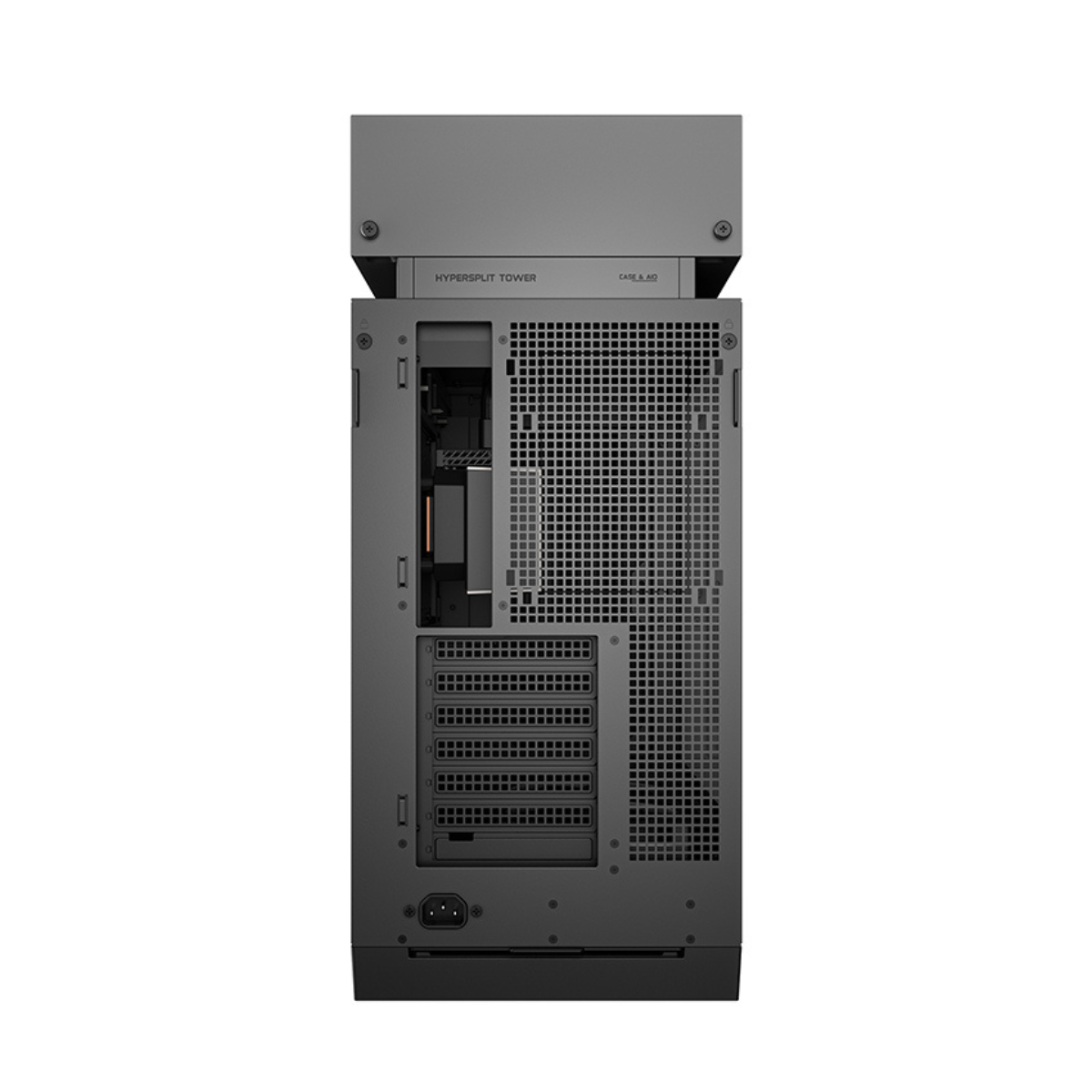 DeepCool CL6600 ATX Case with Inbuilt AIO ARGB Liquid Cooler - Black ...