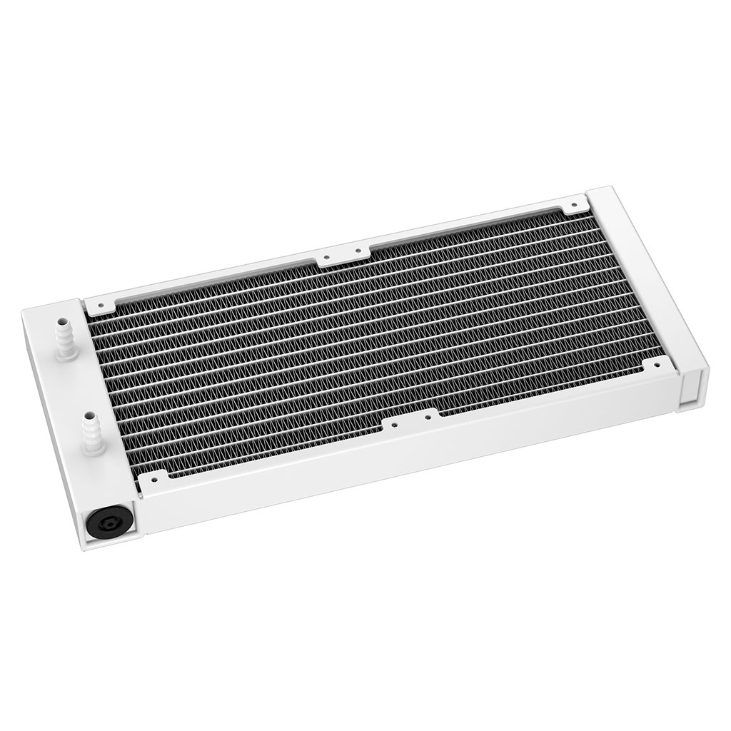DeepCool LE240 V2 240mm ARGB AIO Liquid CPU Cooler - White - R-LE240 ...