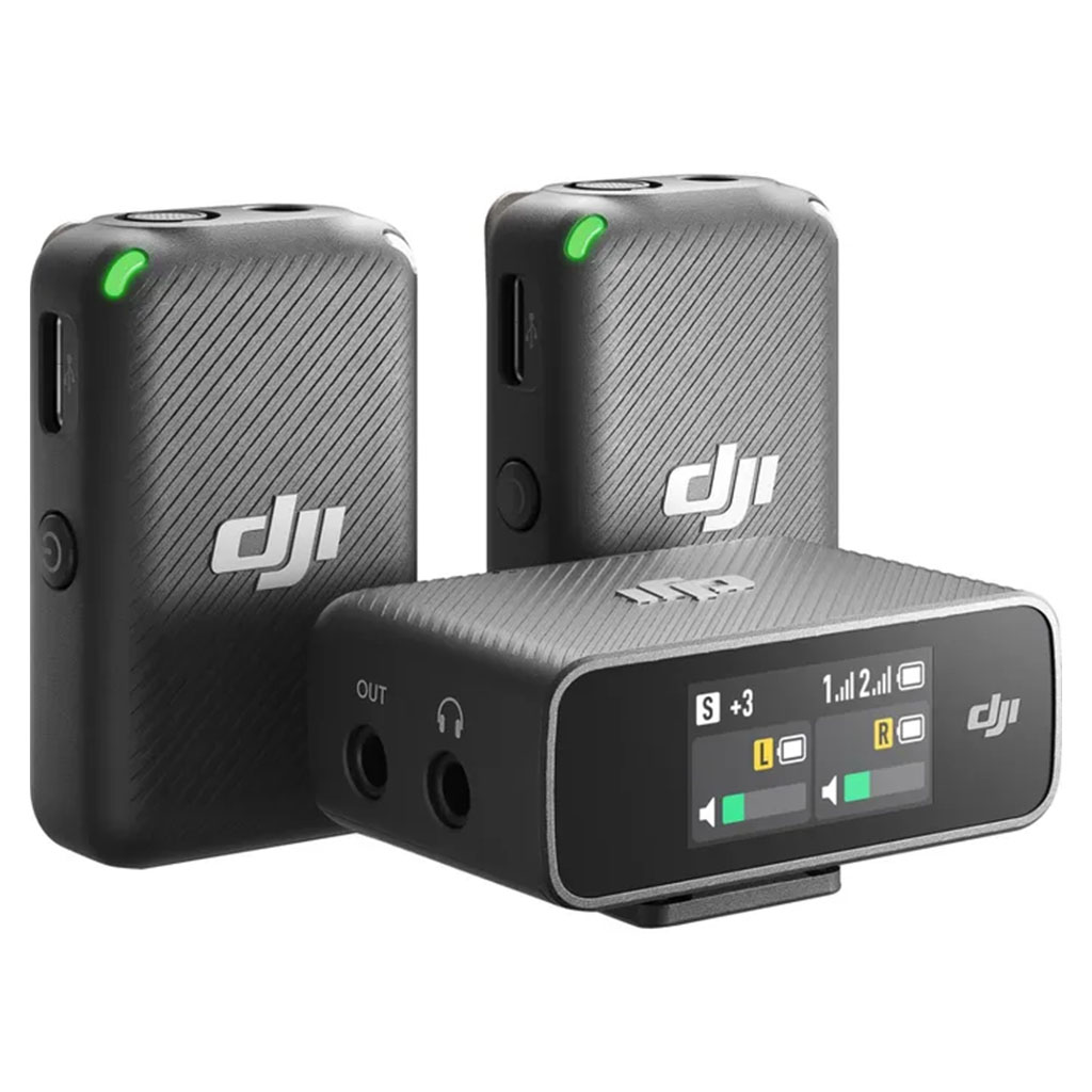 DJI Mic Compact Digital Wireless Microphone 2-Person Kit - DJIMIC | Mwave