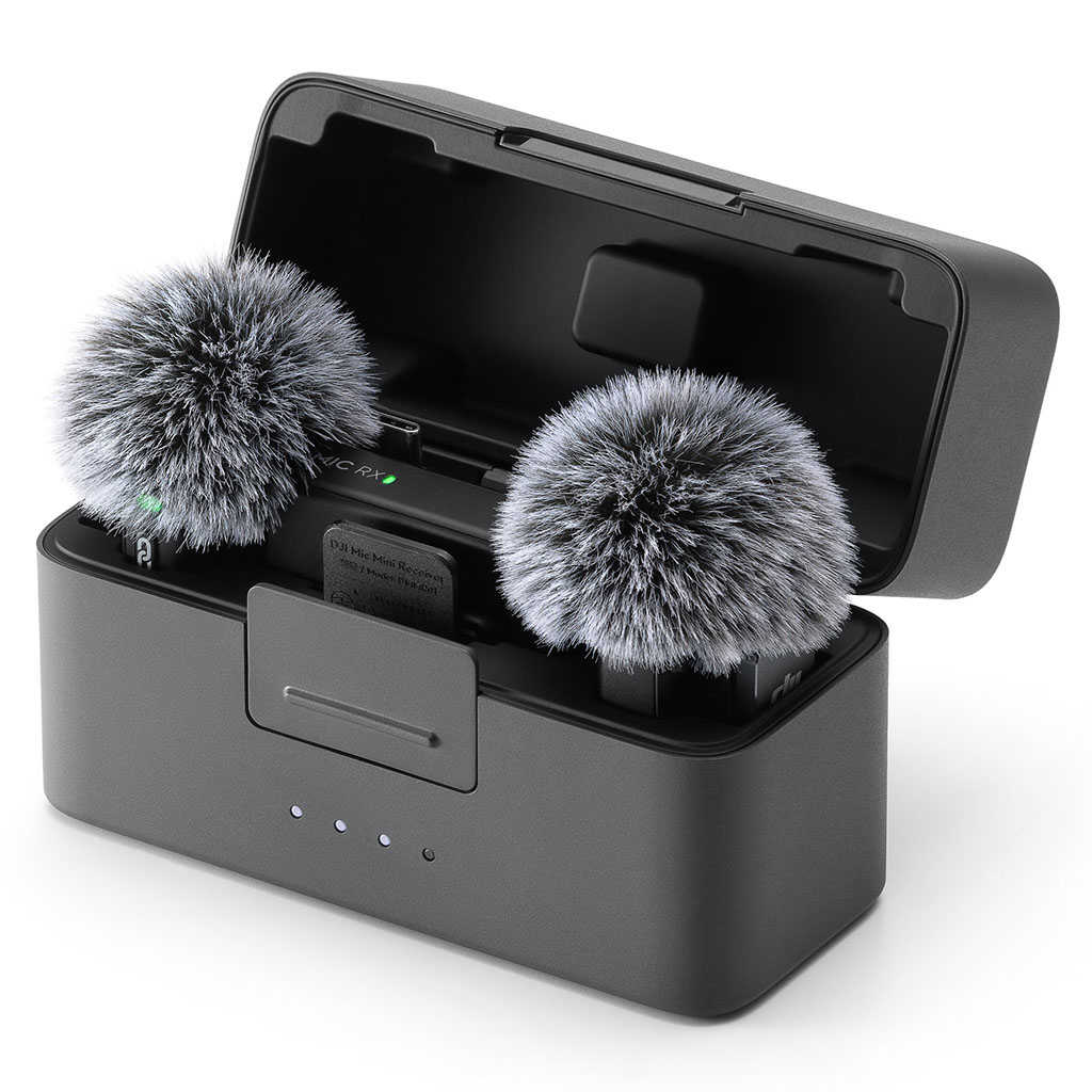 DJI Mic Mini (2 TX + 1 RX + Charging Case) - DJIMICMINI2TX1RX | Mwave