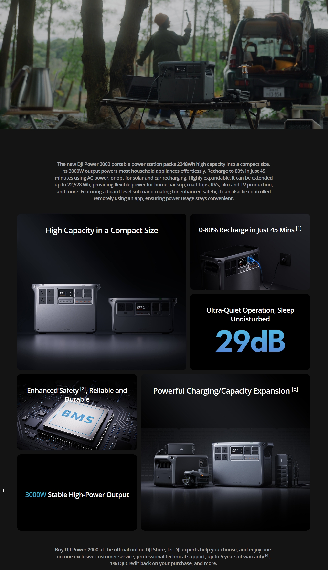 DJI Power 2000 Portable Power Station - CP.DY.00000173.01 | Mwave